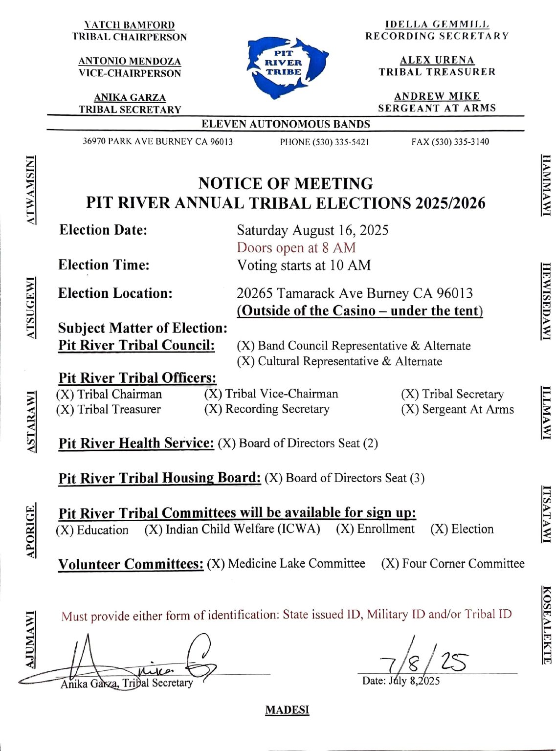 Official Home of the Pit River Tribe